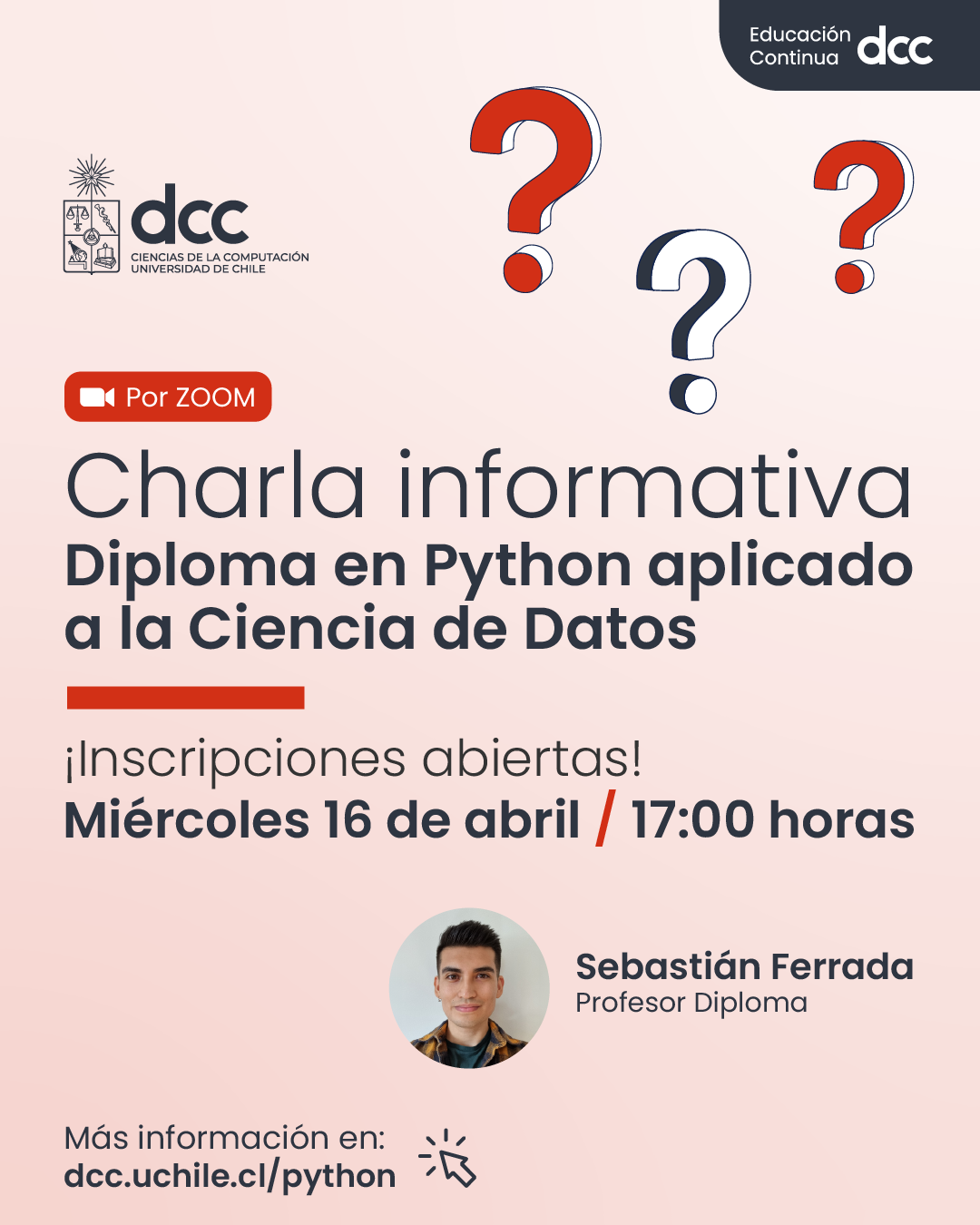 Charla informativa Todo sobre el Diploma en Python Aplicado a la Ciencia de Datos - Universidad ...
